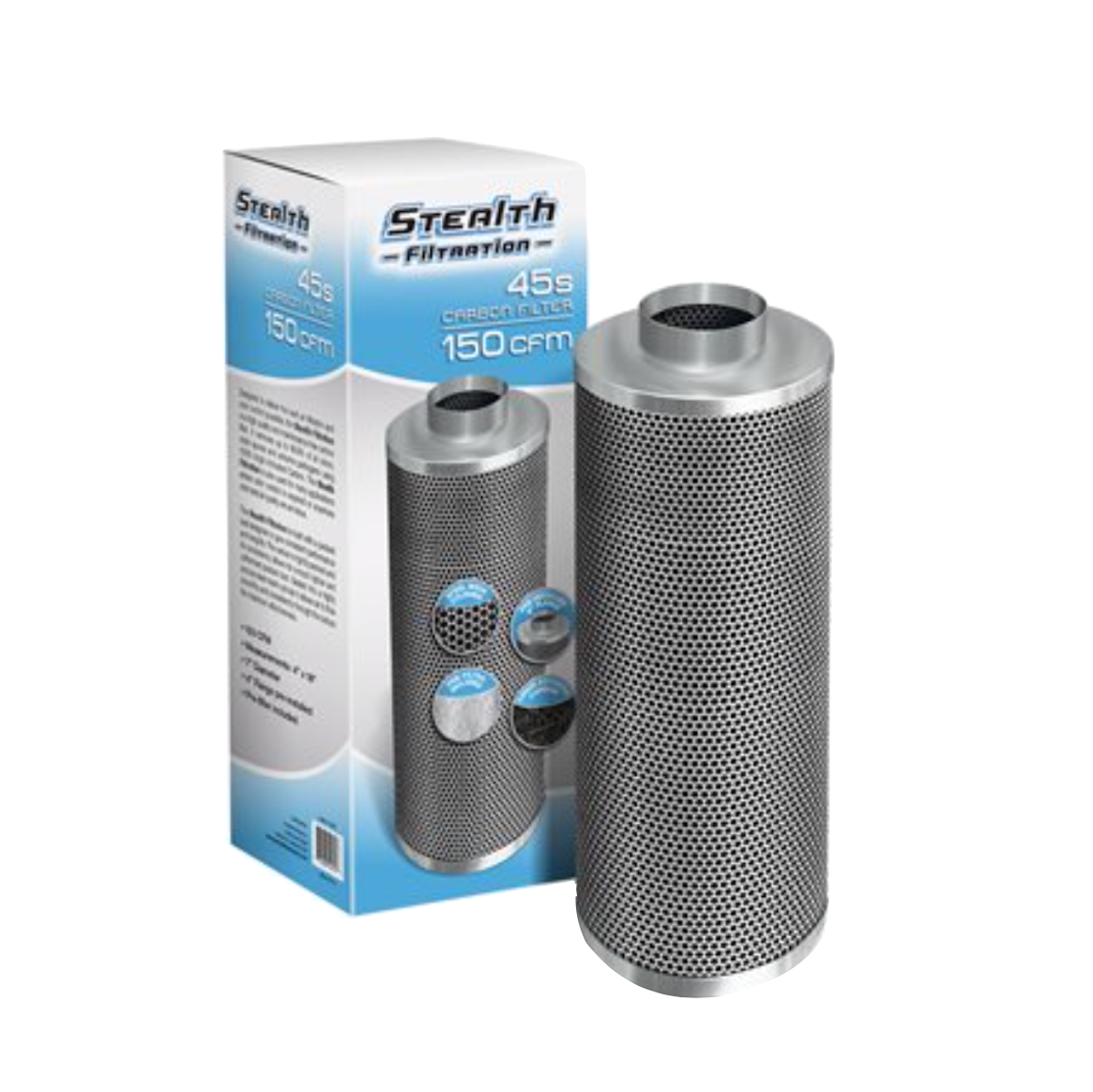 Stealth Filtration Carbon Filter 45s – HYDROTECH HYDROPONICS